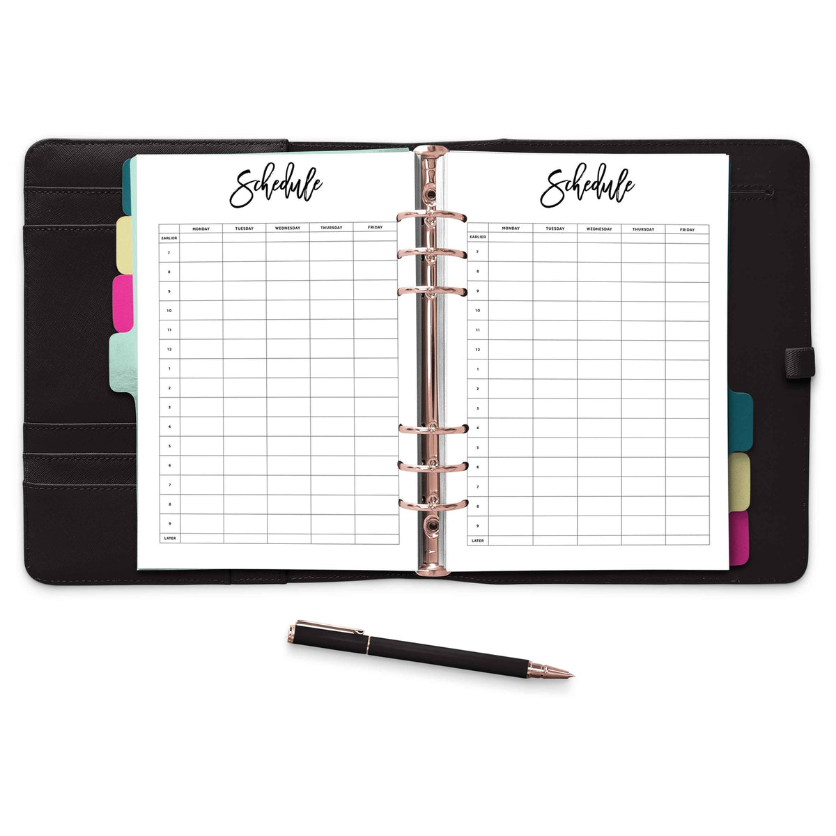 Schedule Planner Pages