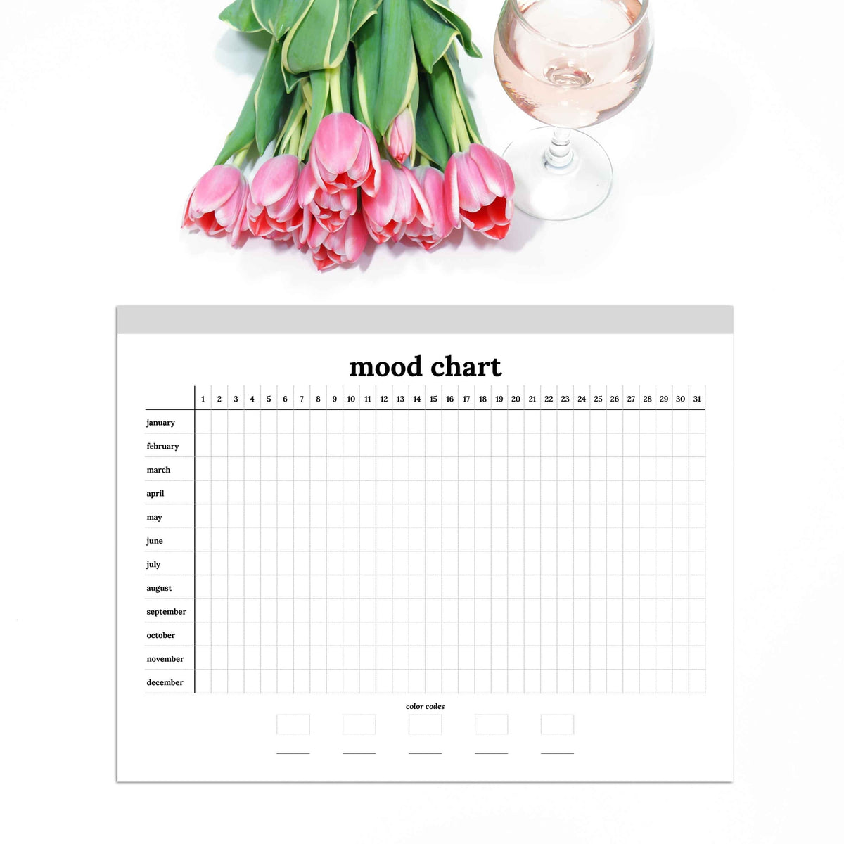 Yearly Mood Chart Planner Pages