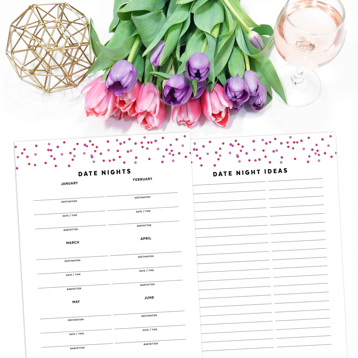 Date Night Planner | Signature Confetti